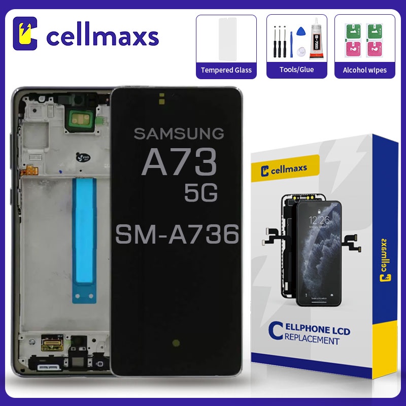 For SAMSUNG Galaxy A73 5G A736 LCD Touch Screen Replacement | Shopee ...