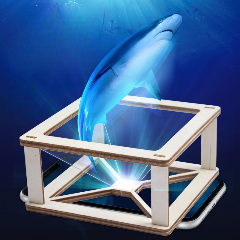 Spot 3D holographic projection handmade mobile phone 3d projection ...