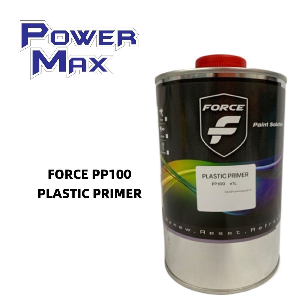 FORCE PP100 PLASTIC PRIMER TRANSPARENT COLOUR e1Liter | Shopee Philippines
