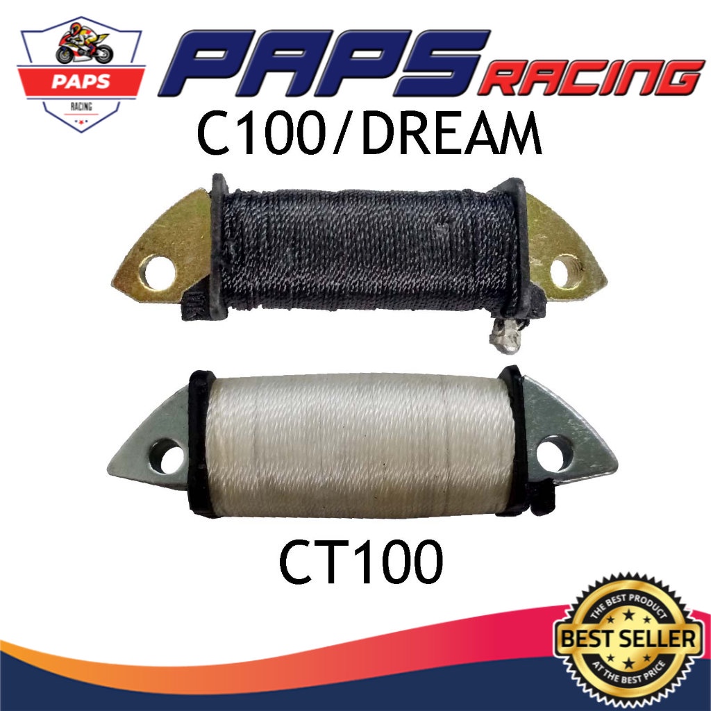 Motorcycle PRIMARY/CHARGE COIL C100/DREAM/CT100/X4/HD3/TMX (PC ...