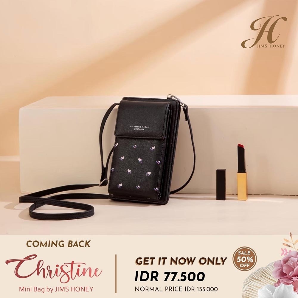 HP CHRISTINE MINI BAG Women's Fashion Jimshoney Mini Slingbang Imported ...
