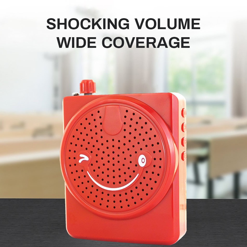 Portable Wireless Teaching Loudspeaker Mic Condenser Voice Amplifier ...