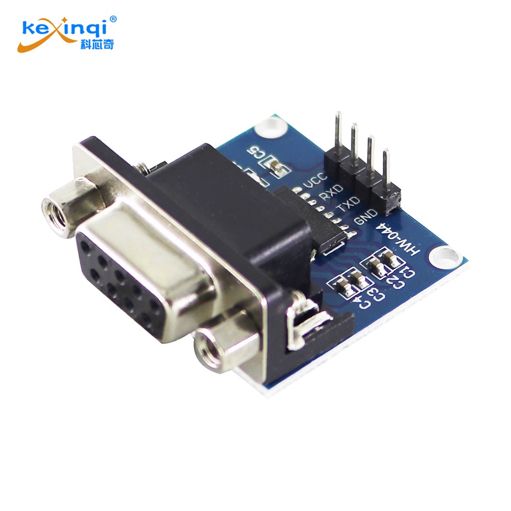MAX3232 RS232 to TTL Serial Port Converter Module Female DB9 Connector ...