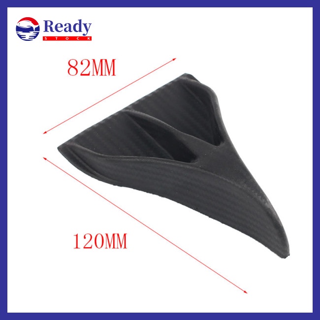 LY Universal Vortex Generators Roof Shark Fins Spoiler Wing Kit For Car ...