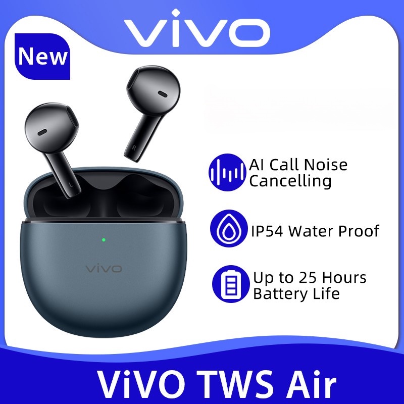 Vivo TWS Air TWS Earphone Bluetooth 5.2 Dual Mic AI Noise Cancelling Wireless Headphone 25 ...