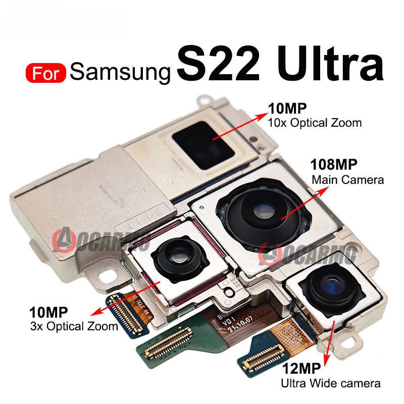 For Samsung Galaxy S22 Ultra Front Back Main 108MP + 12MP Ultra Wide ...