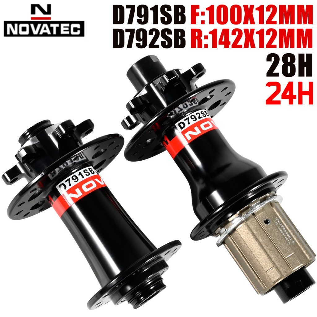 2023 New Novatec Hub D791SB/792SB Road Bicycle Disc Hubs 100*12MM 142 ...