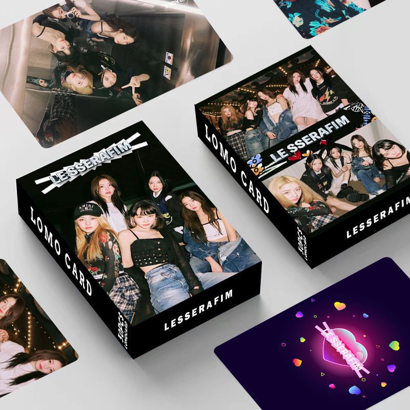 LE SSERAFIM ANTIFRAGILE Photocard Double-sided Color Printing Lomo Card ...