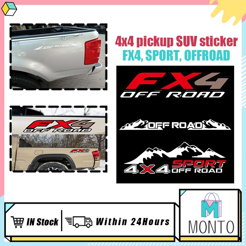 4X4 OFF ROAD Car Sticker Windshield Banner Car Decal Back Window Vinyl ...