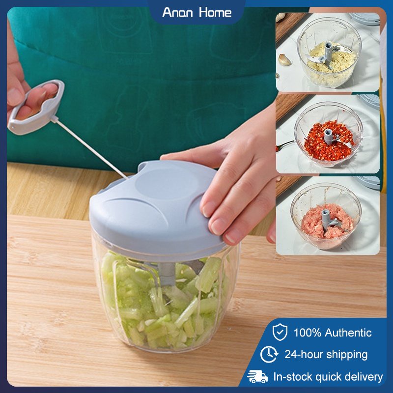 Multi-Function Manual Mincer Vegetable Meat Grinder Chopper Tool blade ...