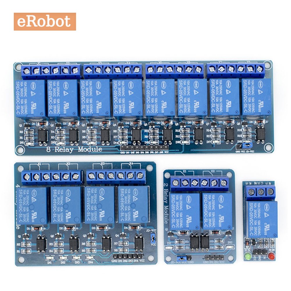 5V 1 2 4 6 8 Channel Relay Module with Optocoupler.Output X Way for Arduino 1CH 2CH 4CH 8CH ...