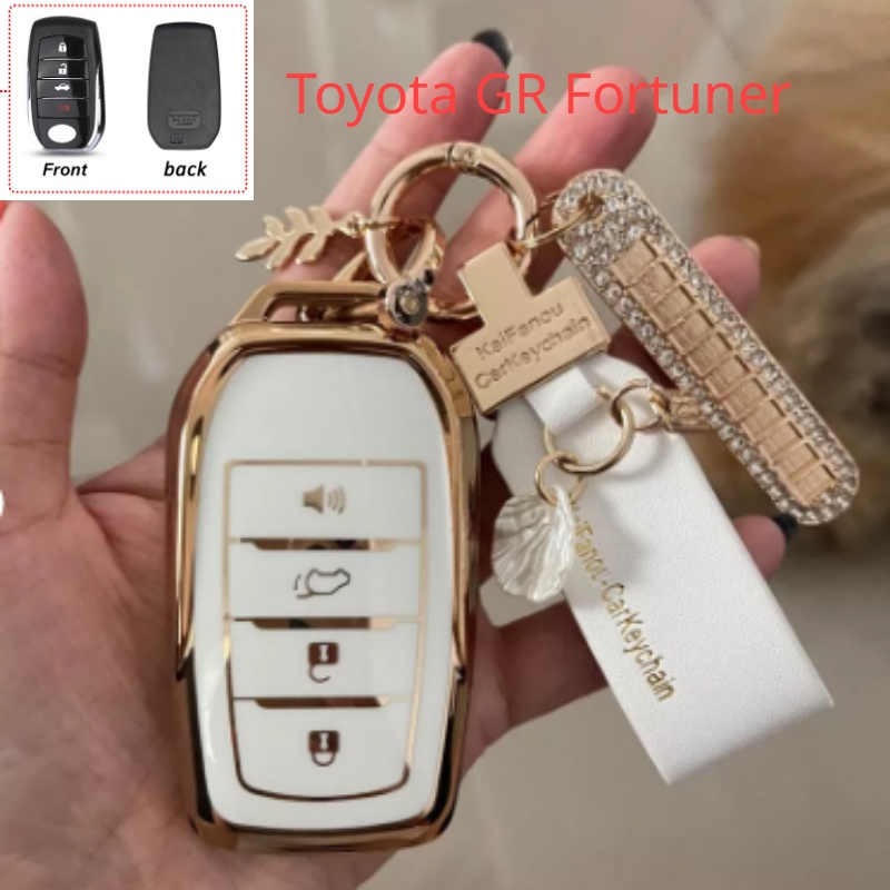 Toyota GR Fortuner Legend Sigma 4 Camry Car key cover case holder ...