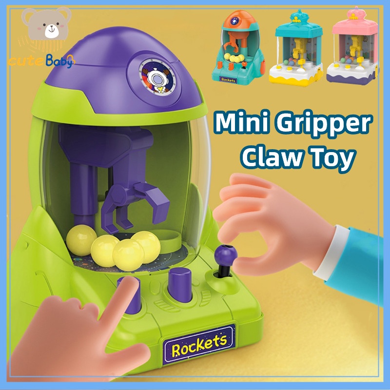 Mini Claw Machine Ball Dinosaur Catcher Interactive Toys Children's ...