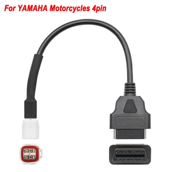 4 Pin Adapter Cable for Yamaha ATV CF OBD2 Connector Diagnostic ...