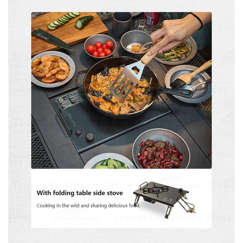 Naturehike Steel Mesh Adjustable IGT Compatible Camping Grill Stove ...
