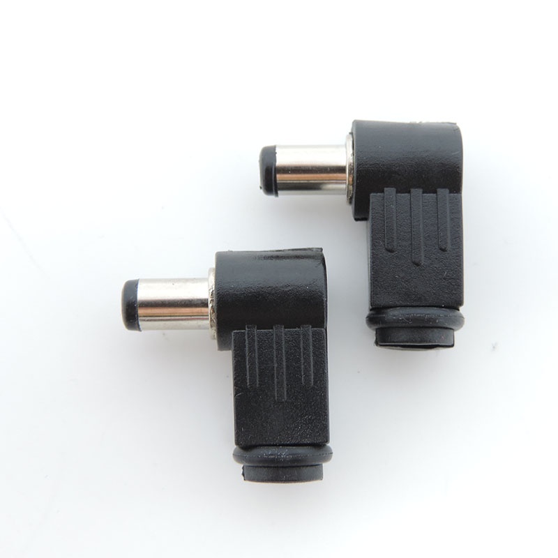 5.5x2.1mm DC Power adapter Jack Plug 5.5*2.1 mm Connector L shaped Male ...