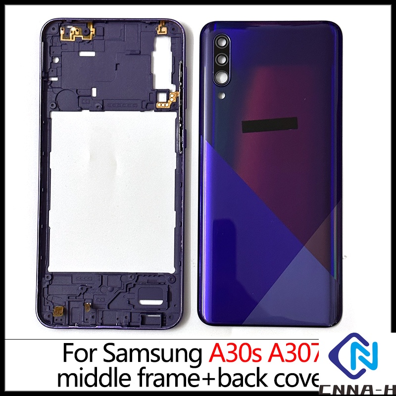 For Samsung Galaxy A30s A307 A307F A307G Full Housing Case Middle Frame ...