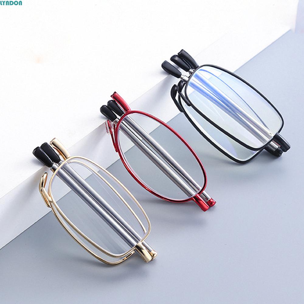 LYNDON Metal Folding Eyeglass Frame +1.0 +1.5 +2.0 +2.5 +3.0 +3.5 +4.0 ...