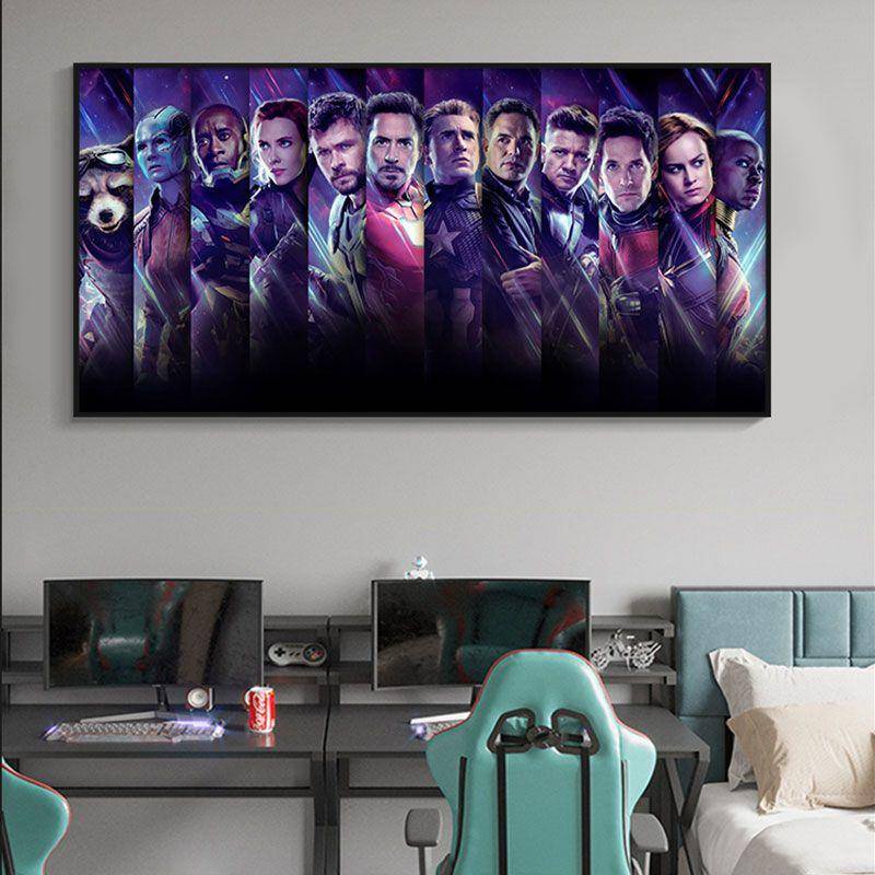 Marvel The Avengers 10th Anniversary Spider Man canvas Painting Posters ...