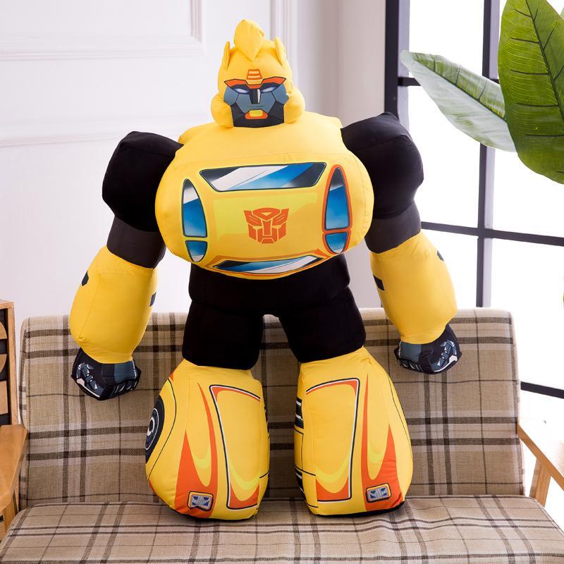 Cartoon New Transformer Plush Toy Autobots Doll Optimus Prime Bumblebee ...