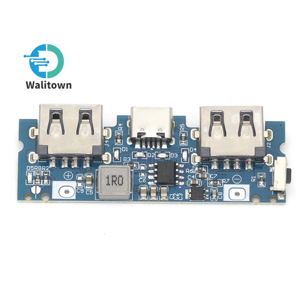 18650 Charging Board Dual USB 5V 2.4A Mobile Power Bank Module 18650 ...