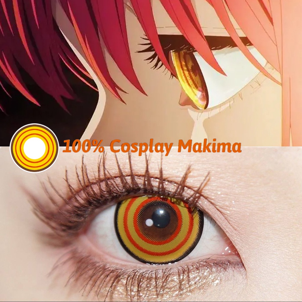 (0 to -8.00)1pair JeweLens Colored Contact Lenses Coloured Anime Pupil ...