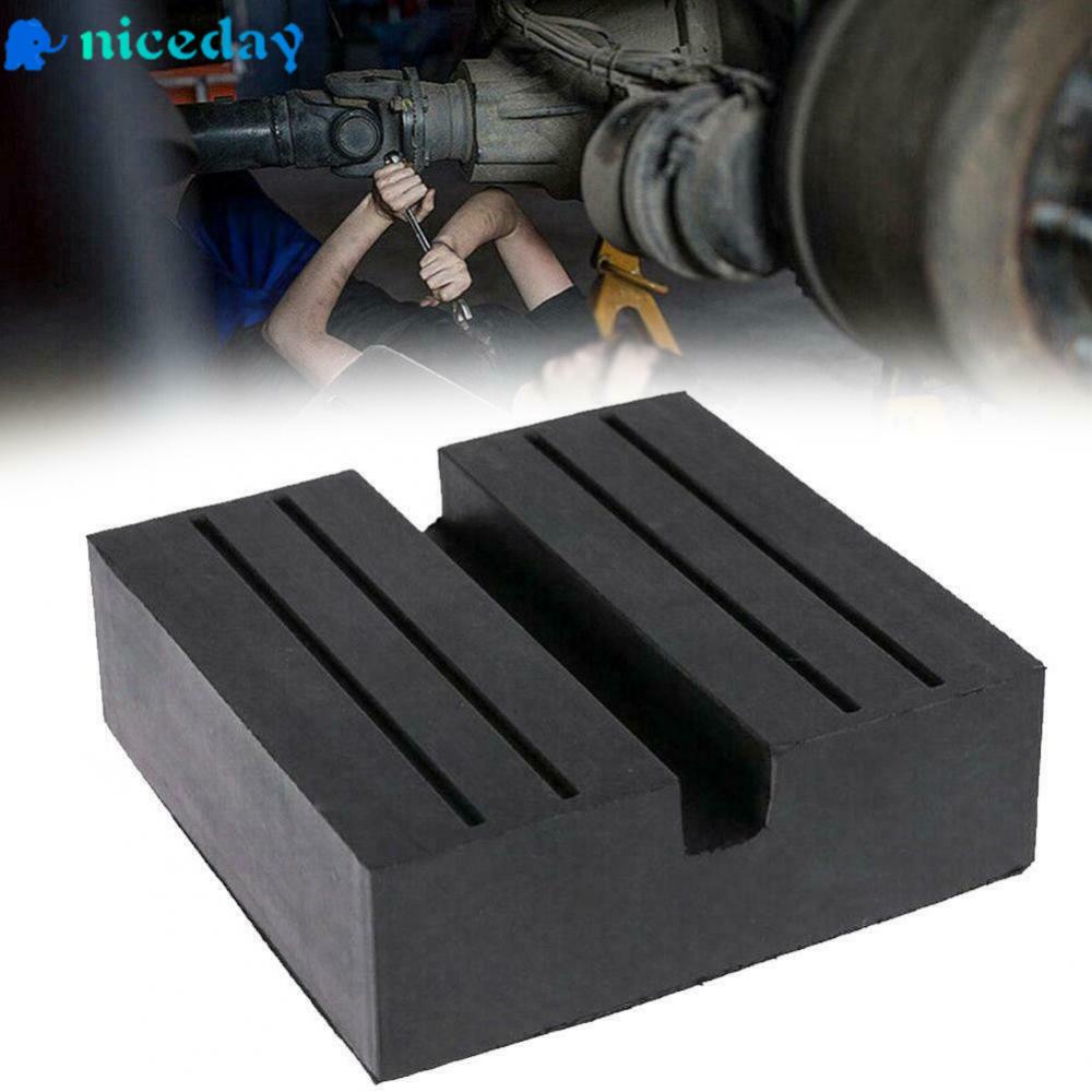 Heavy Duty Slotted Car Lift Rubber Pad Anti-slip Rail Adapter Support ...