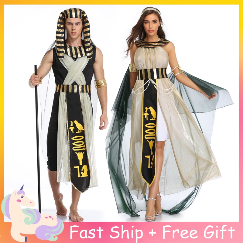 Egyptian Pharaoh Cleopatra Greek Mythology God Goddess Costume ...