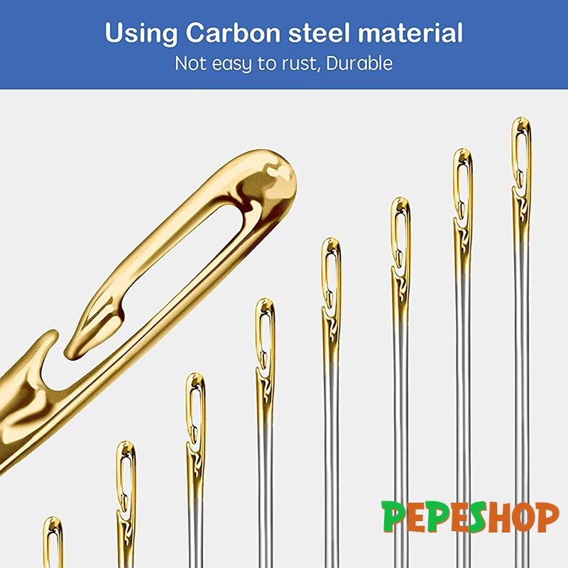 12 Pcs/Set Automatic Threader Tools Sewing Needles Quick Threading ...