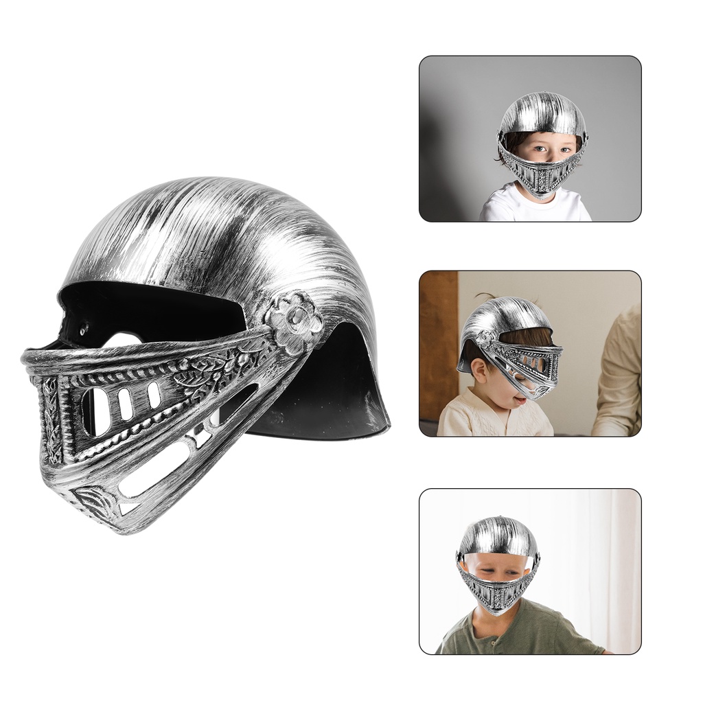 [READY STOCK] Men Knight Helmet Kids Roman Dresses Plastic Trim ...