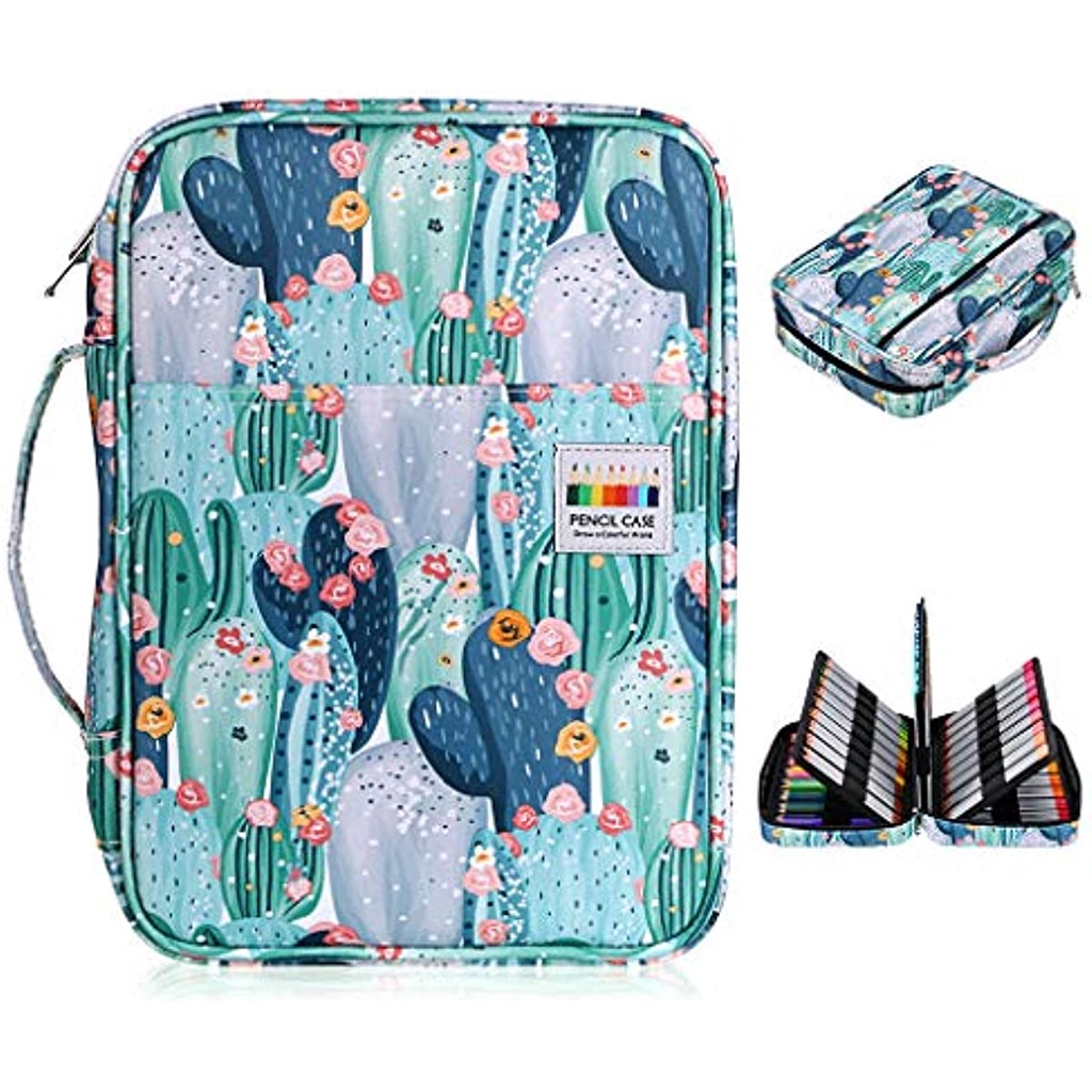 Color Pencil Case and 220 Compartments, Pencil Organizer and Practical ...