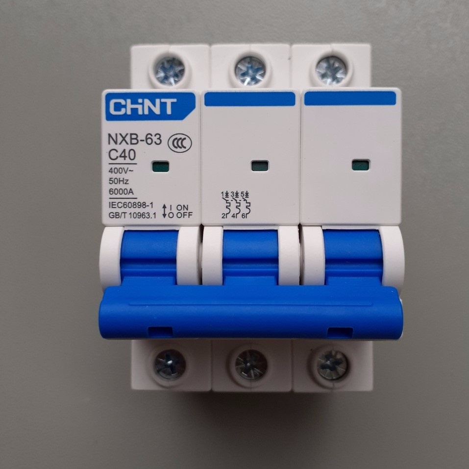 Cb Aptomat Chint MCB 3 phase 16A 20A, 25A, 32A, 40A, 63A ...