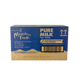 Meadow Fresh Full cream UHT Milk 1L (12-pack) | Shopee Philippines