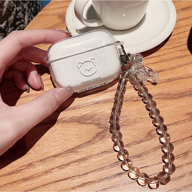 【Stock Ready】Soft Transparent Bear Cover for Baseus ENCOK W3 Earphone ...