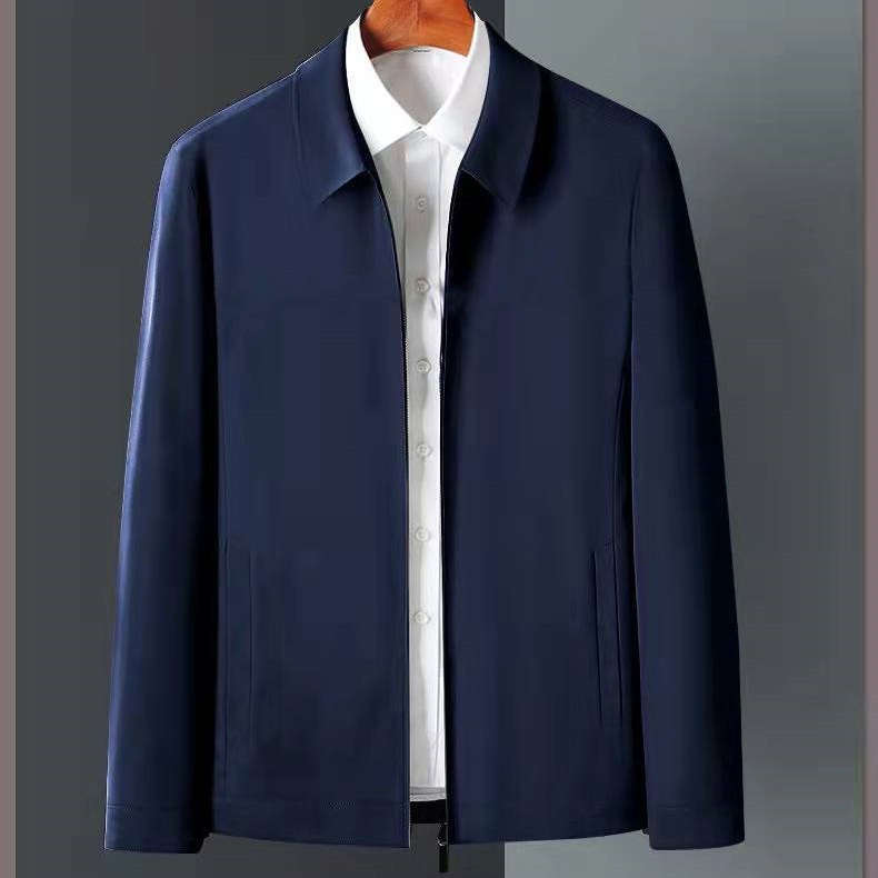 Bomber polo jackets for men lightweight zipper official suit for men ...