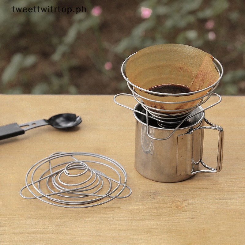 TRTOP Foldable Coffee Filter Cup Portable Coffee Drip Rack Dripper ...