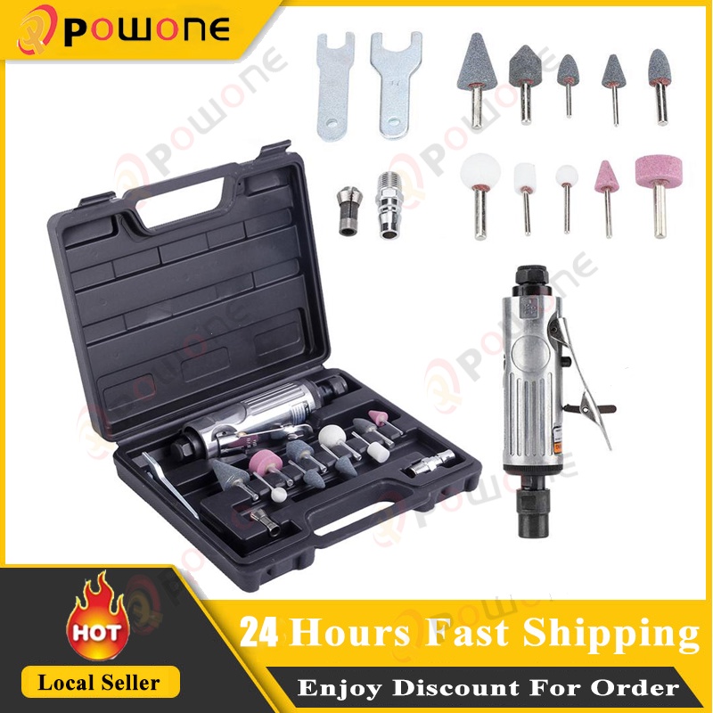 1/4 Air Compressor 90psi Die Grinder Rotary Tool Kit Air Die Grinder ...
