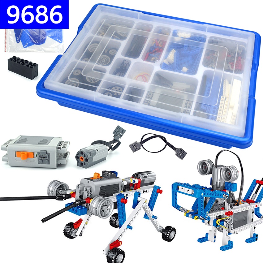 9686 Learning Building Blocks High-tech parts multi Technology MOC Parts Educational school ...