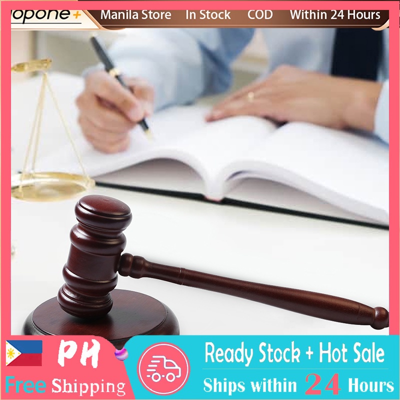 Wooden Auction Sale Hammer Gavel and Sound Block Set Handcrafted Gavel ...