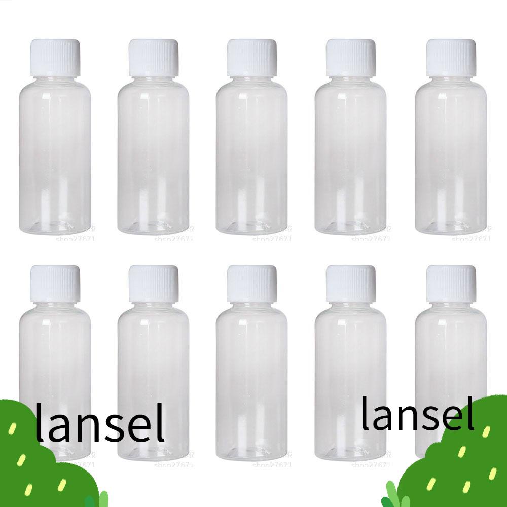 LANSEL 10 Pcs 2 Oz Small Bottles Food Grade 60ml for Liquids Wellness ...