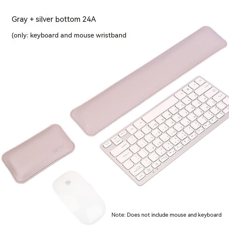 Dual-Sided PU Leather Keyboard Wrist Rest - Keyboard Wrist Pad, Office ...