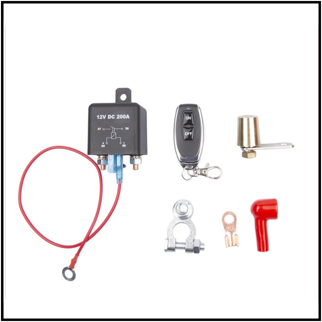 CI Remote Battery Disconnect Switch Kit Relay Integrated Wireless ...