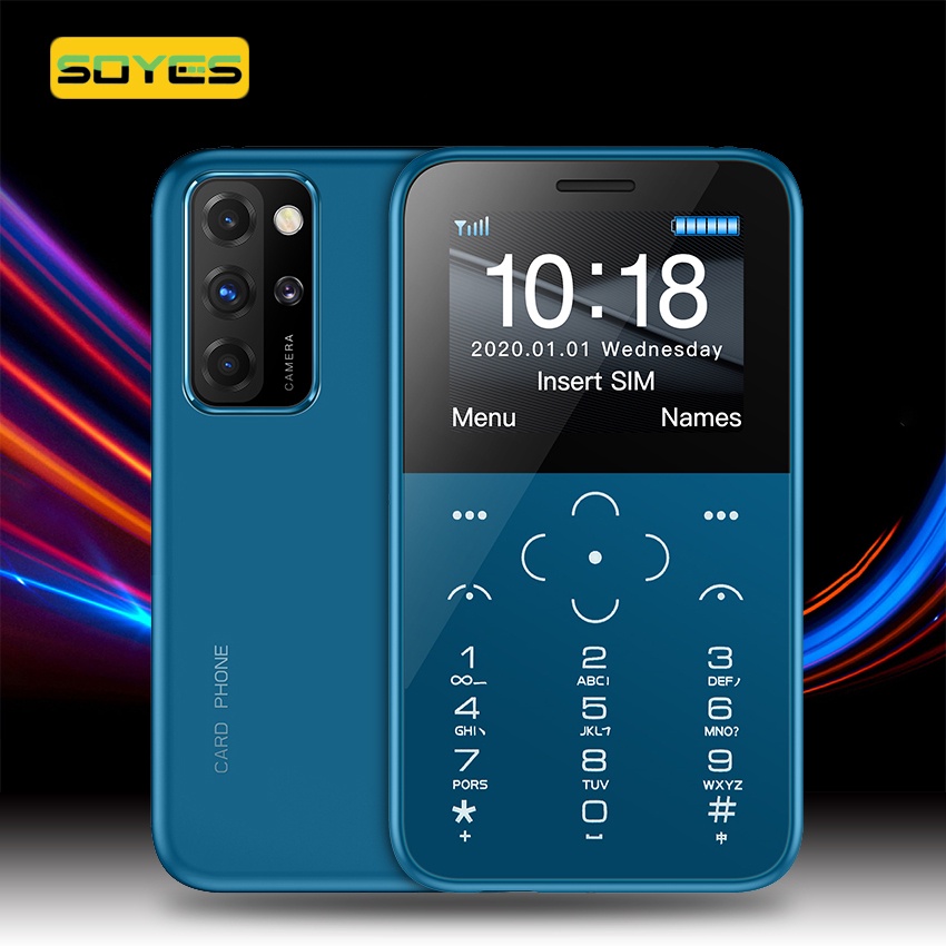SOYES S10P Mini Cell Phone 1.77 Inch GSM 800mAh Ultra Thin MP3 Dual SIM ...