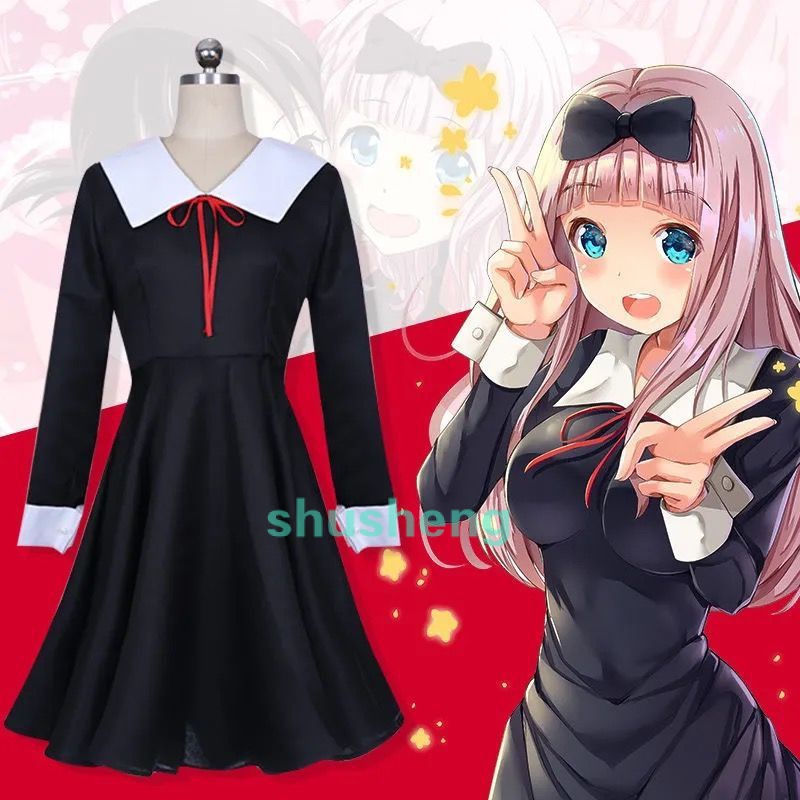 Anime Kaguya sama Love is War Cosplay Shinomiya Kaguya Fujiwara Chika ...