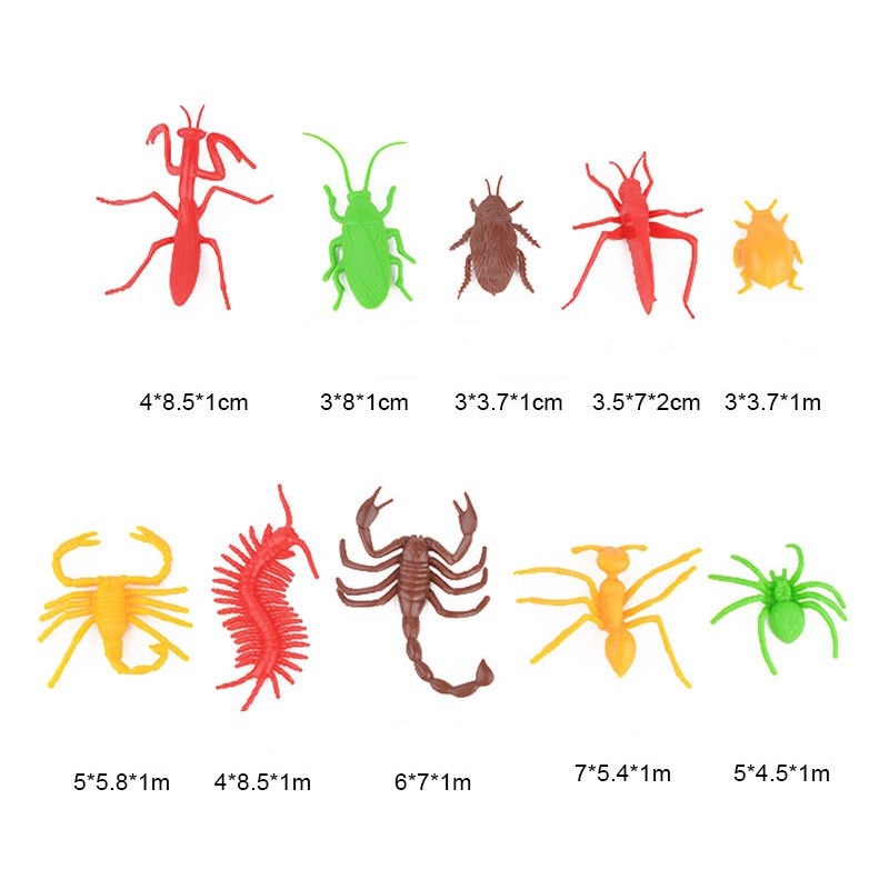 Simulation Mini Insect PVC Mantis Scorpion Ant Toad Models Action ...