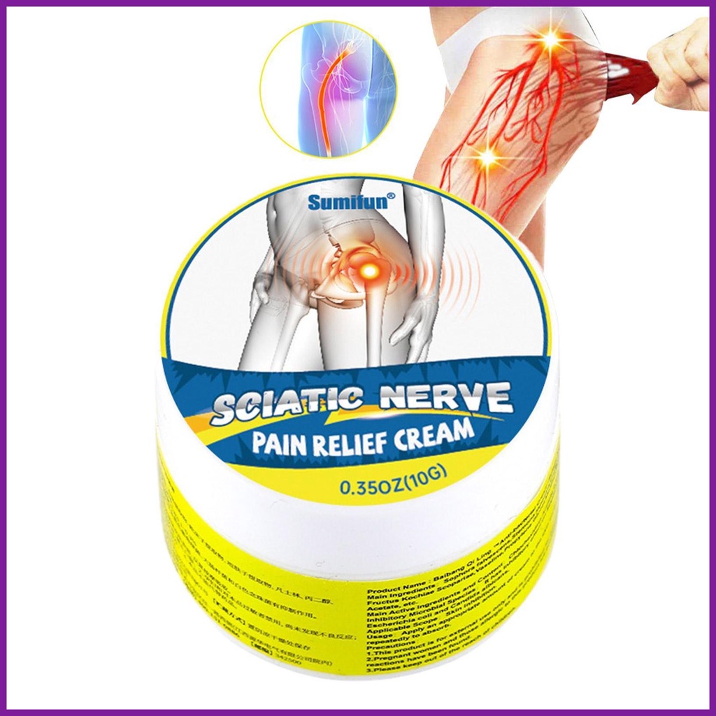 Sciatica Treatment Cream 10g Hipbone Pain Relief Neuralgia Ointment Leg ...