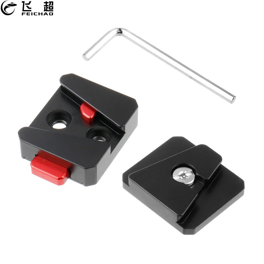 FEICHAO Camera Quick Release V Mount Lock QR System 1/4" Screw for ...