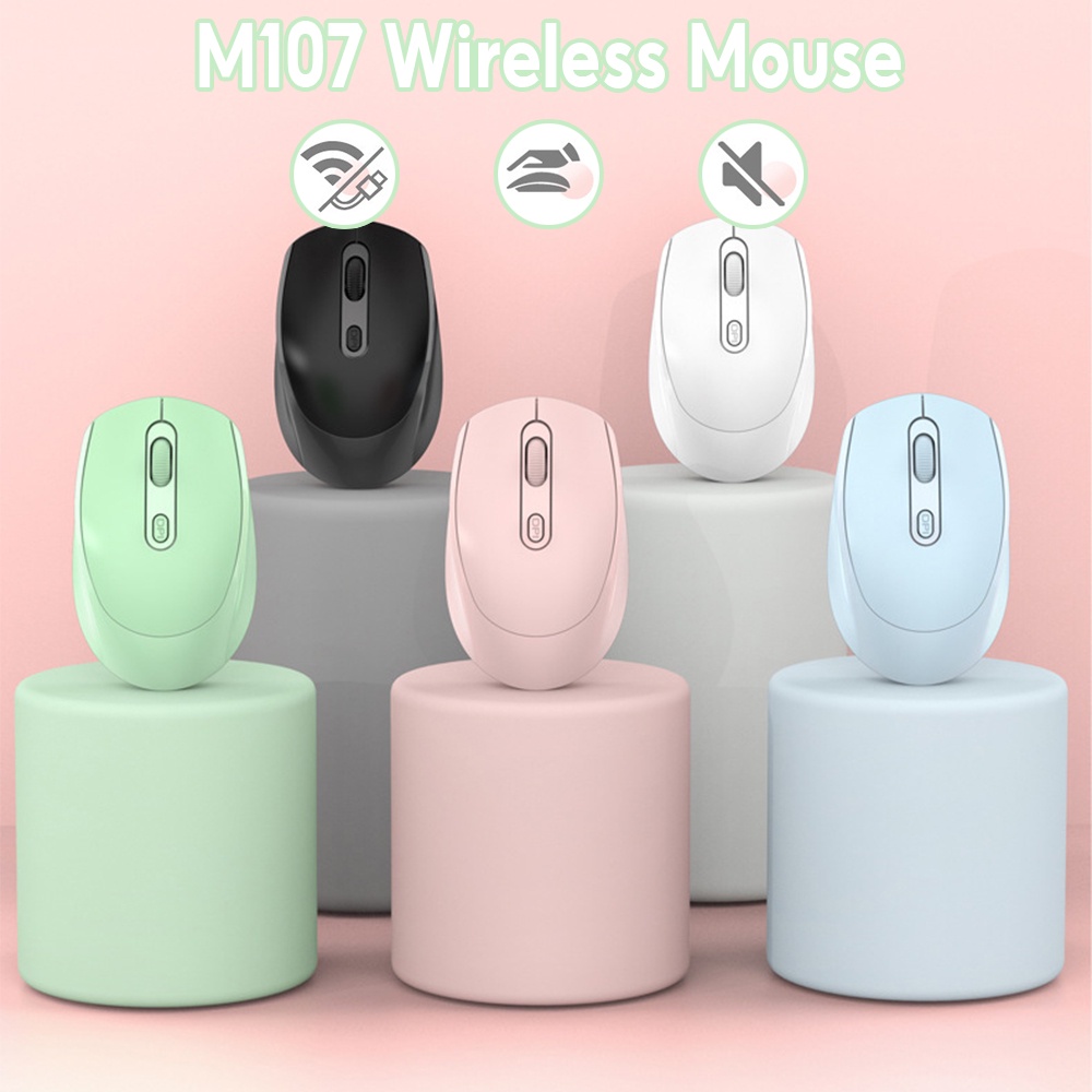 Wireless Mouse 2.4GHz USB Optical Mice for Laptop Computer Silent Mouse ...