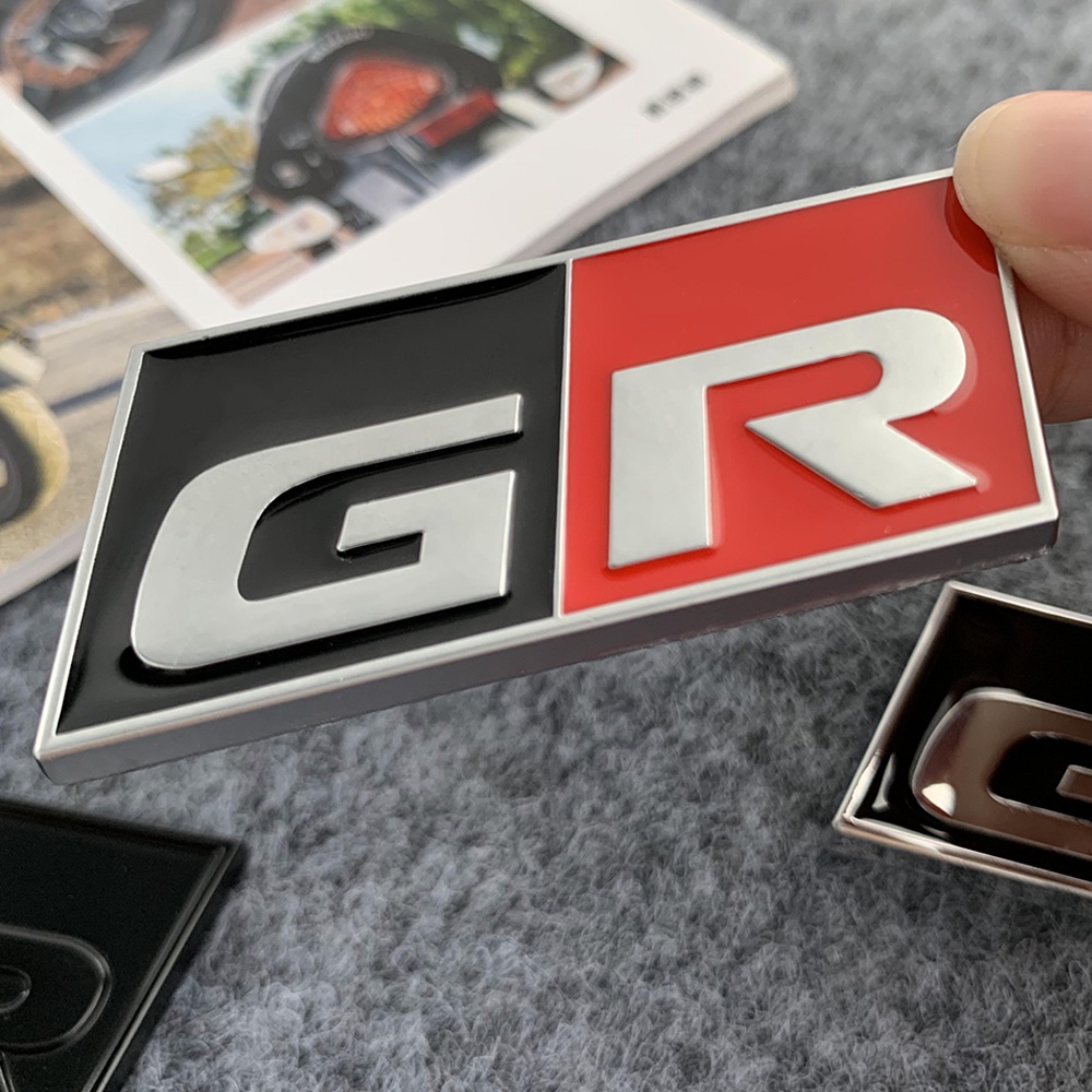 TOYOTA Gazoo Racing GR SPORT Metal Car Emblem Stickers Decals ...