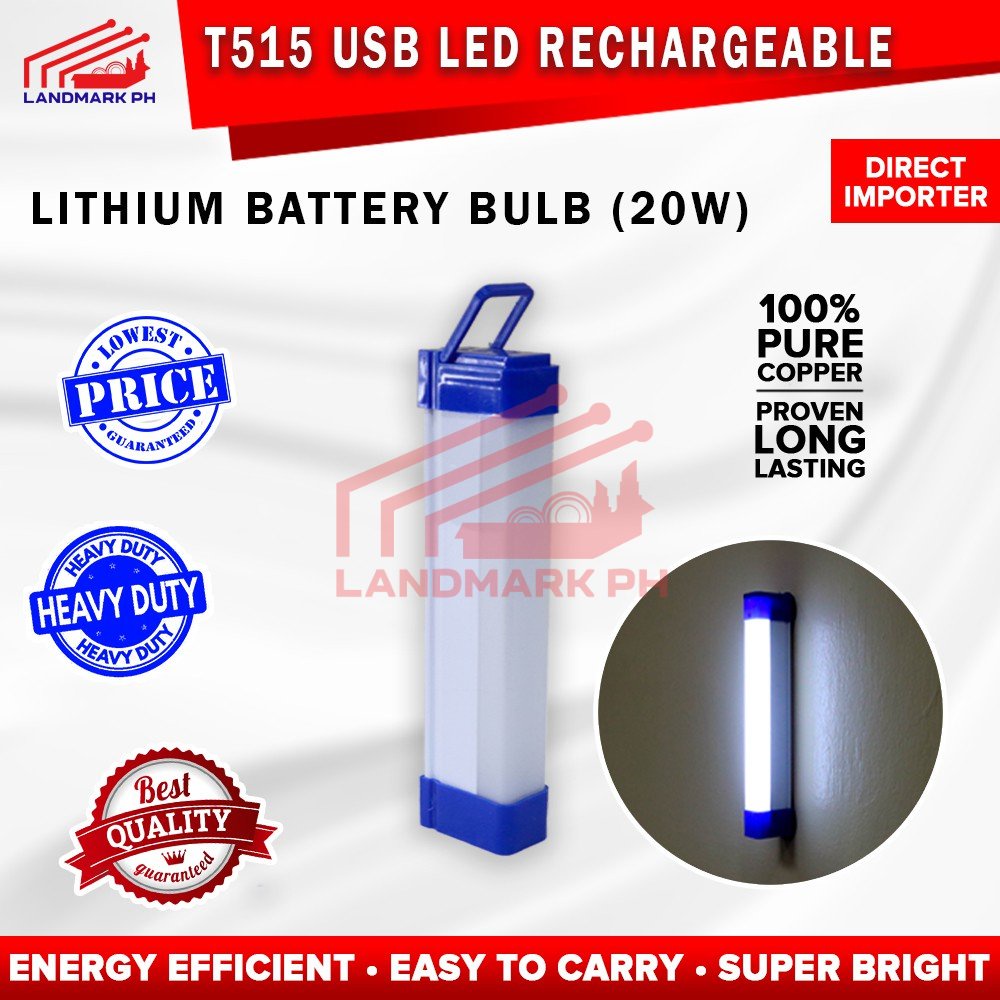 LED Emergency Light 20w 2 YEARS WARRANTY / Portable Light /COD / USB ...